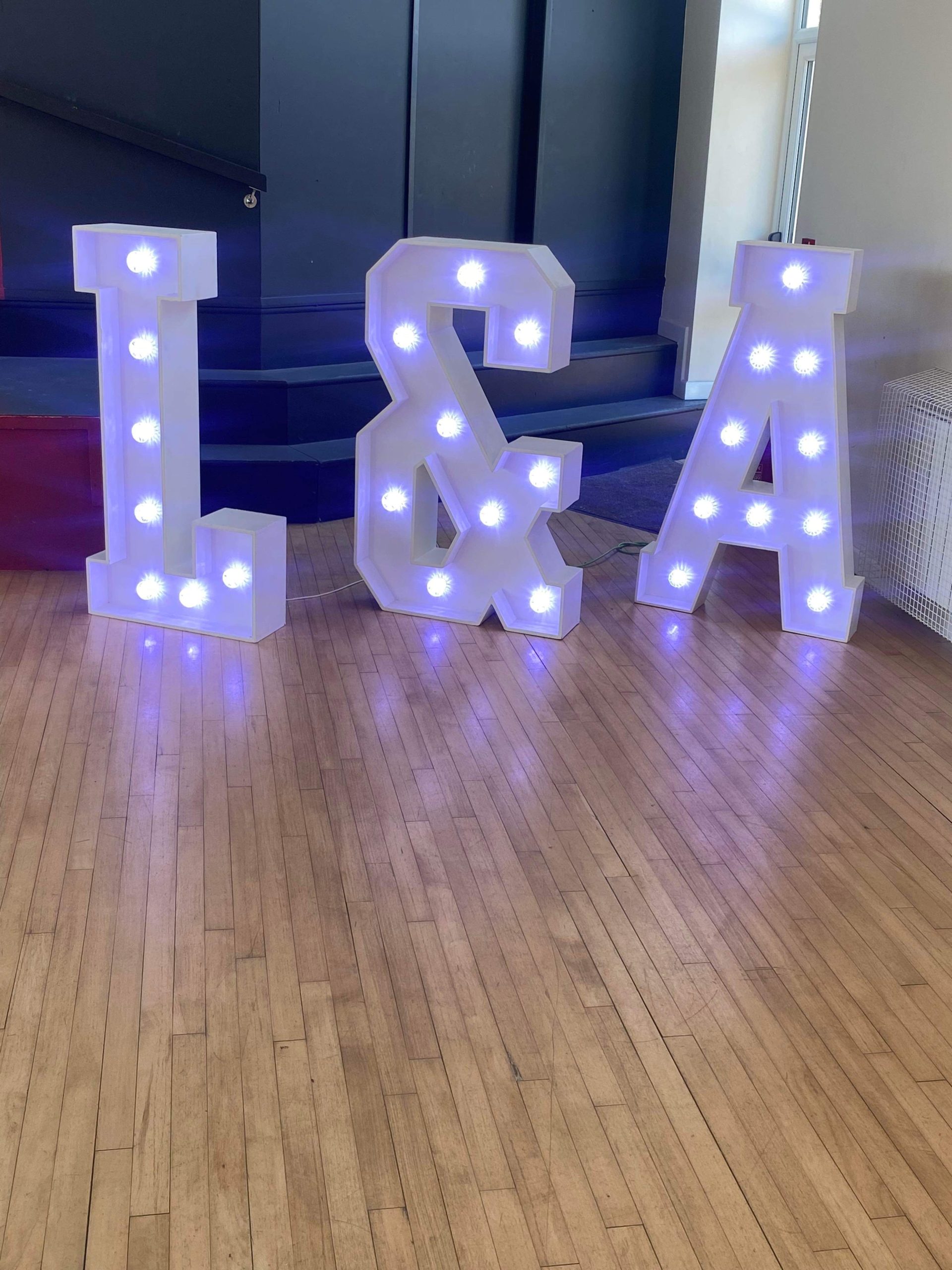 LED Initials - Special Day Events