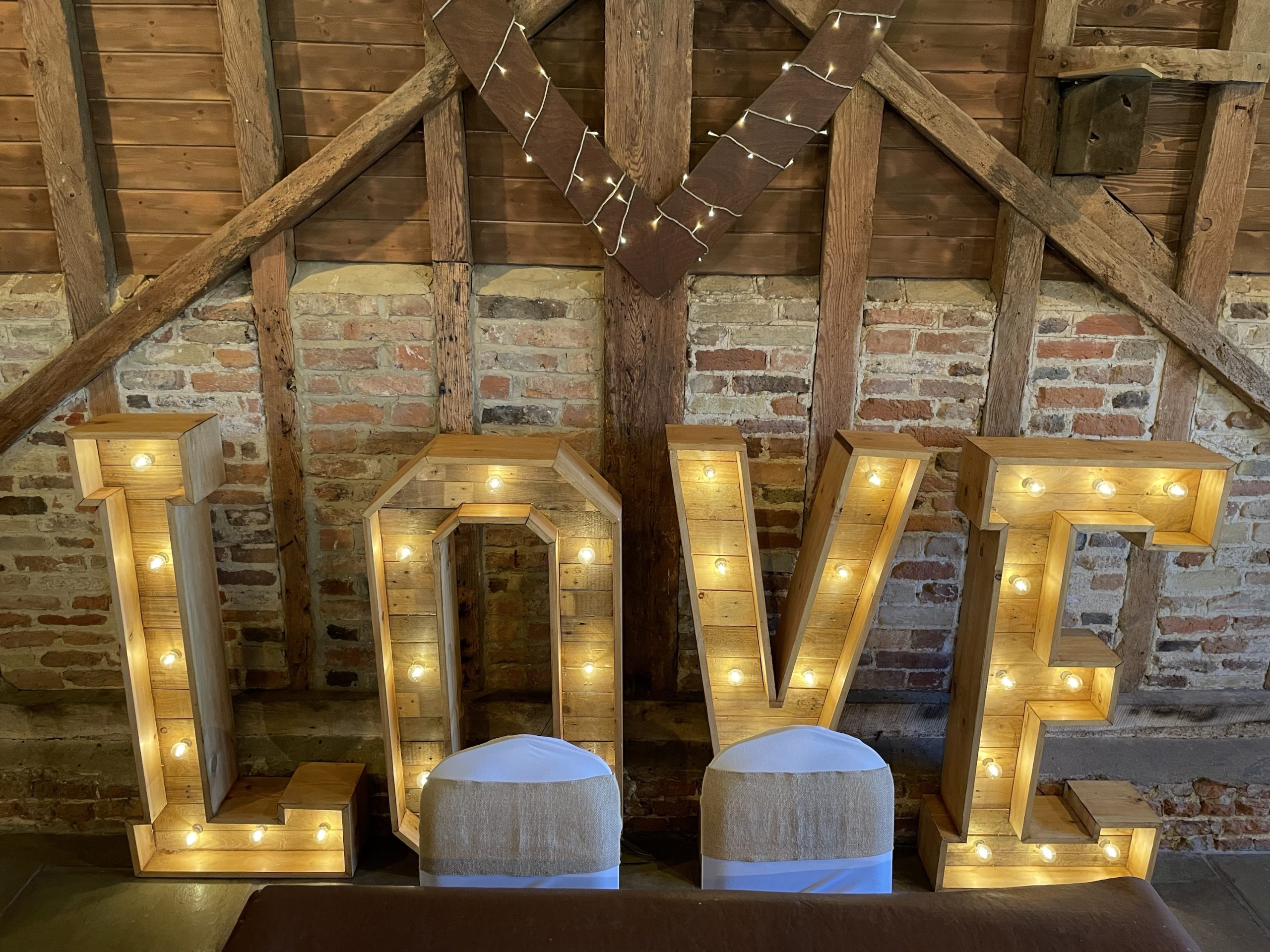 LED 4ft Rustic ‘LOVE’ Letters - Special Day Events